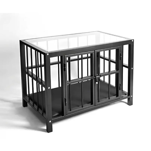 BDSM Cage: Clear Table Cage | Acrylic Bondage Display Cage
