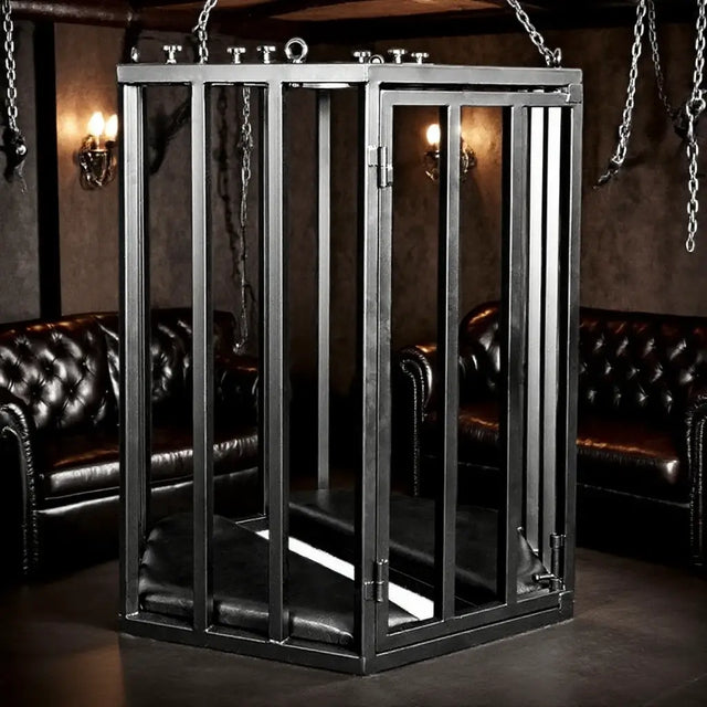 BDSM Cage: Hexagonal Hanging Cage Style B | Bondage Cage