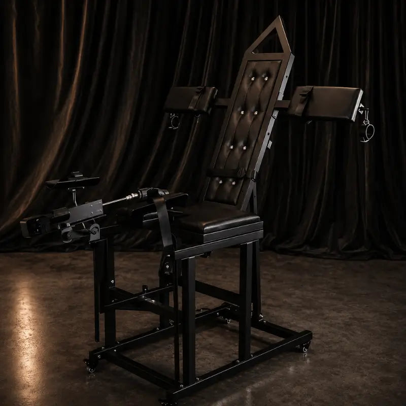 Bondage Chair: Leg-Lift with Machine Mount | BDSM Chair